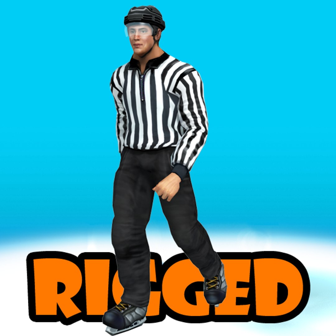 3d Hockey Referee