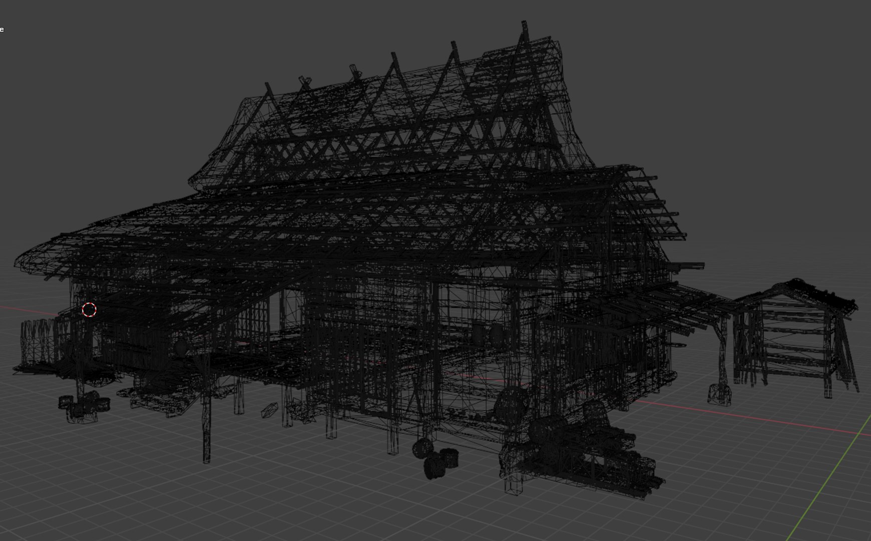 3D Traditional Japanese Rural House 3D Model - Realistic And Game-Ready ...