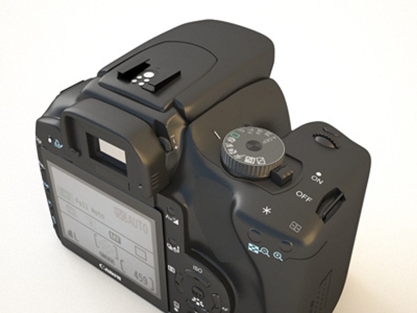 Canon Rebel Xti 400d 3d Max