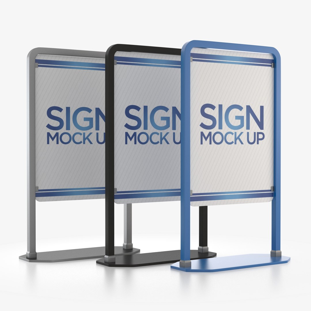 3D Sign 5 1 - TurboSquid 1329508