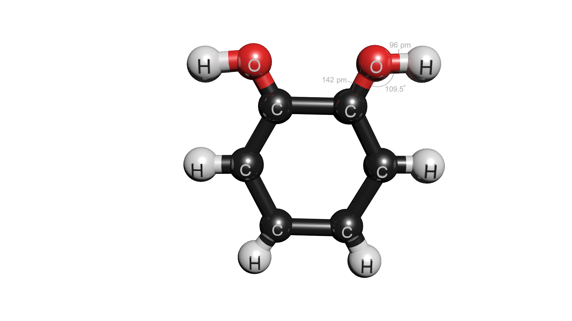 3D Model C6h6o2 Catechol - TurboSquid 1423521