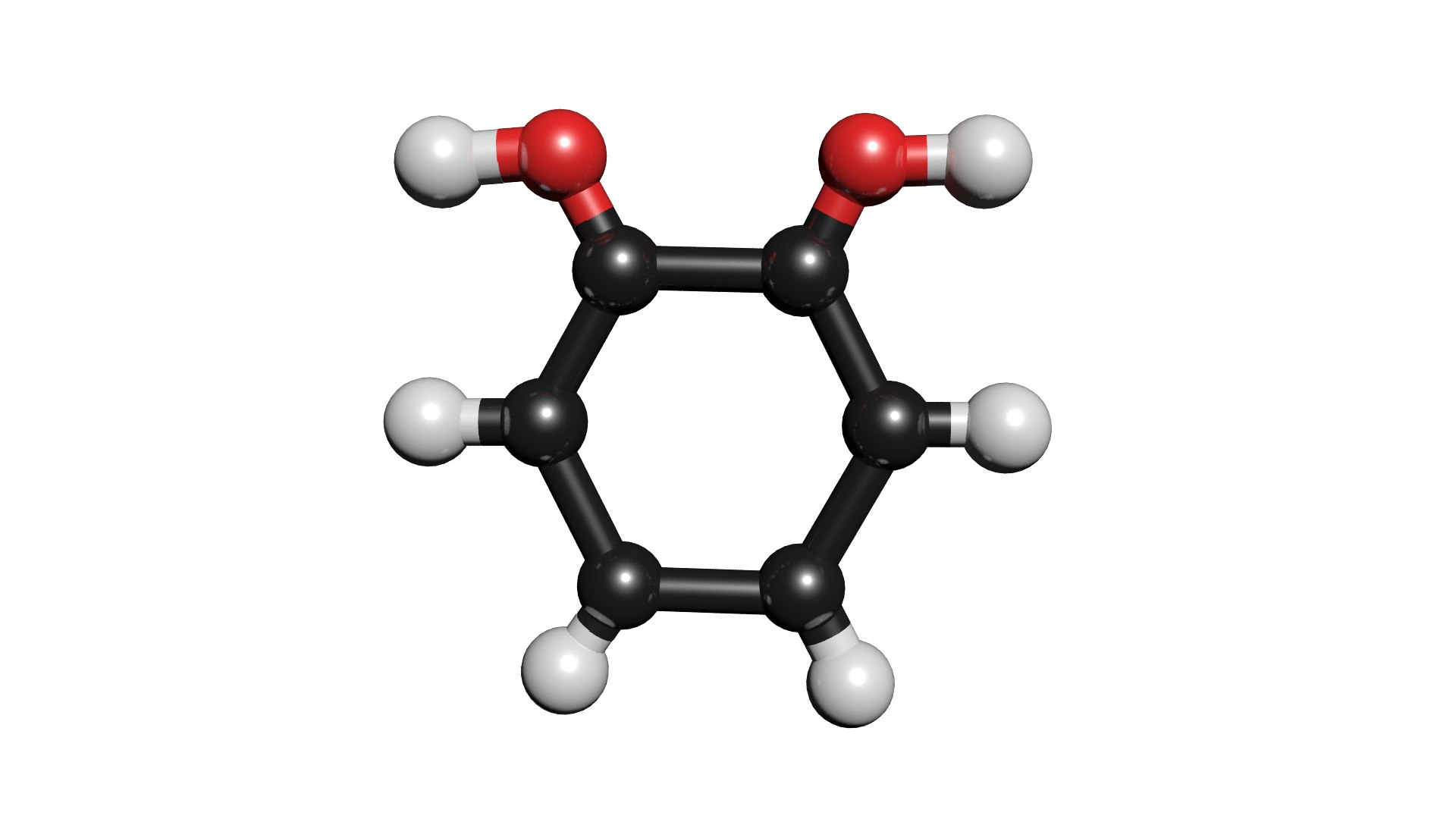 3D Model C6h6o2 Catechol - TurboSquid 1423521