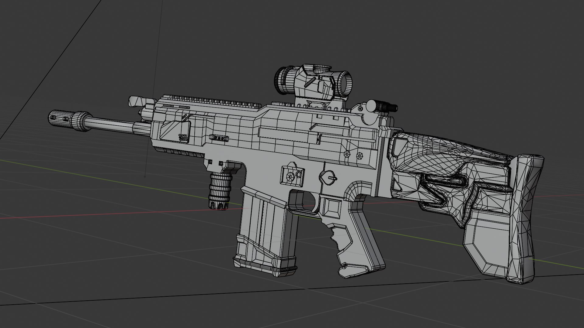 3D 3 Gun 3d Model - TurboSquid 2424942