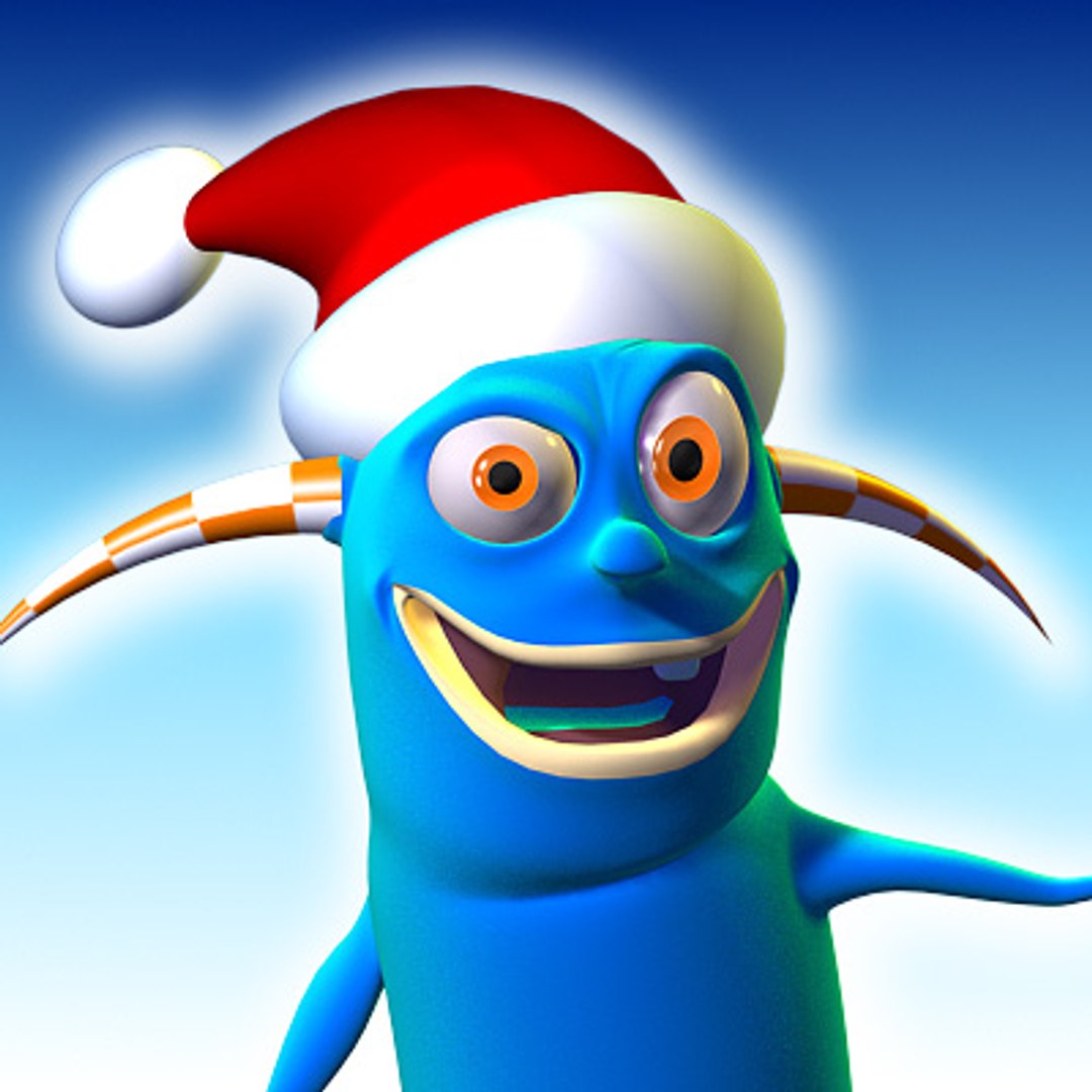 Malicious Christmas Rigged Character 3d Max