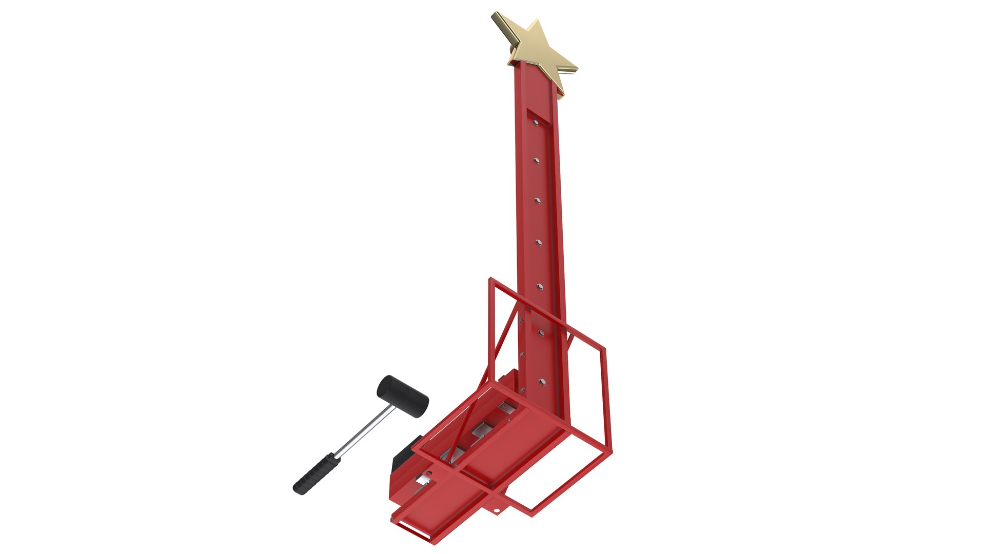 Boxing Arcade Machine And High Striker 3D Model - TurboSquid 2337934