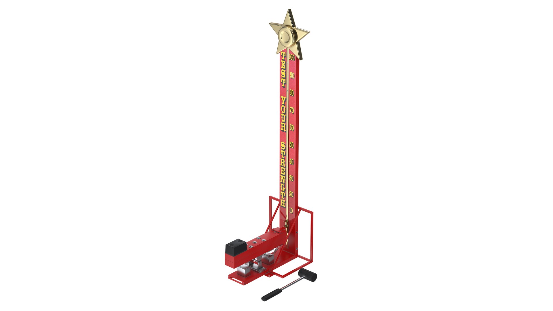 Boxing Arcade Machine And High Striker 3D Model - TurboSquid 2337934