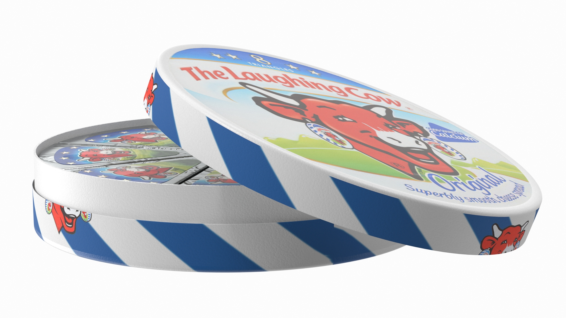 3D Laughing Cow Creamy Cheese Triangles Package - TurboSquid 2156972