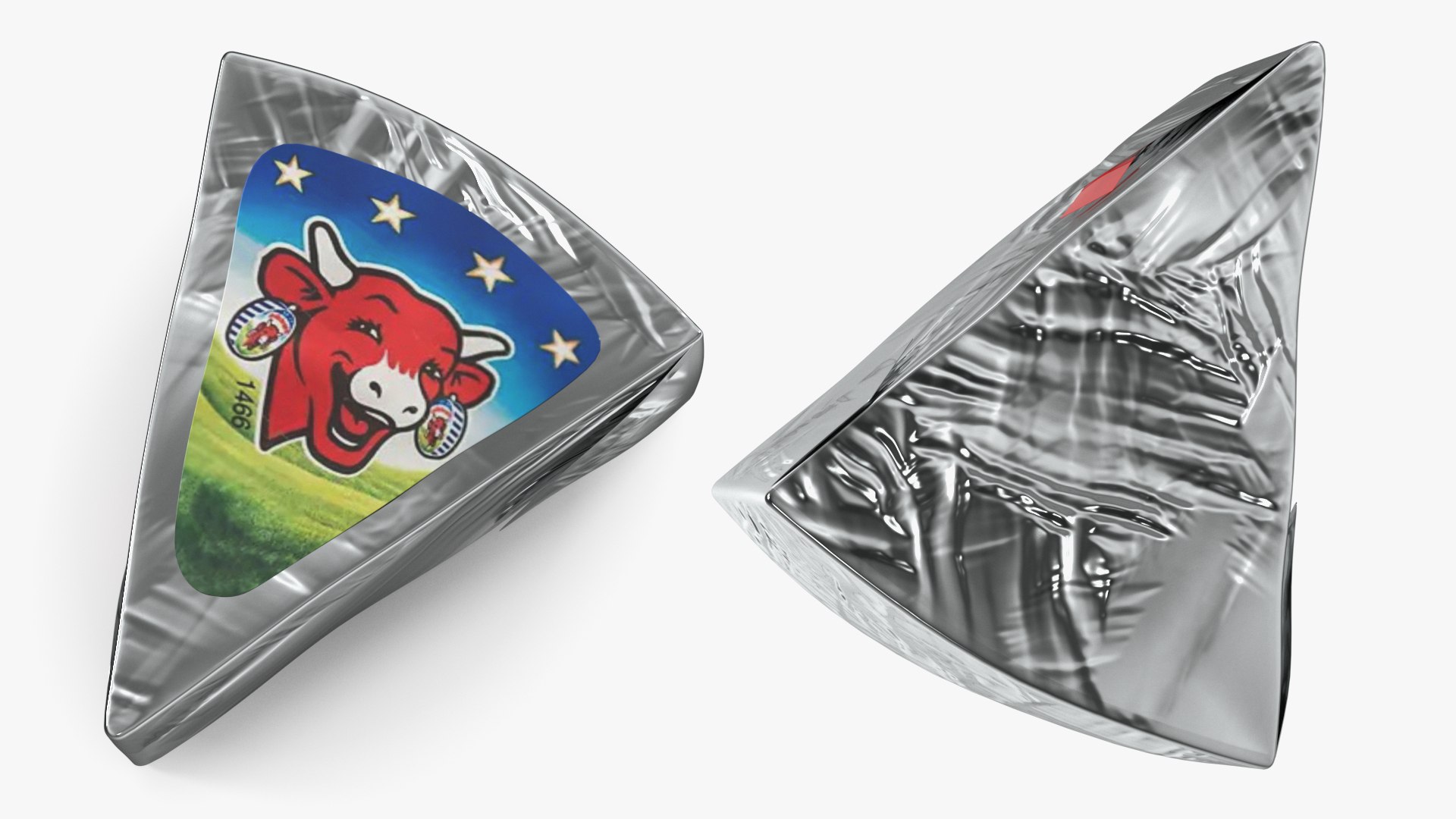 3D Laughing Cow Creamy Cheese Triangles Package - TurboSquid 2156972