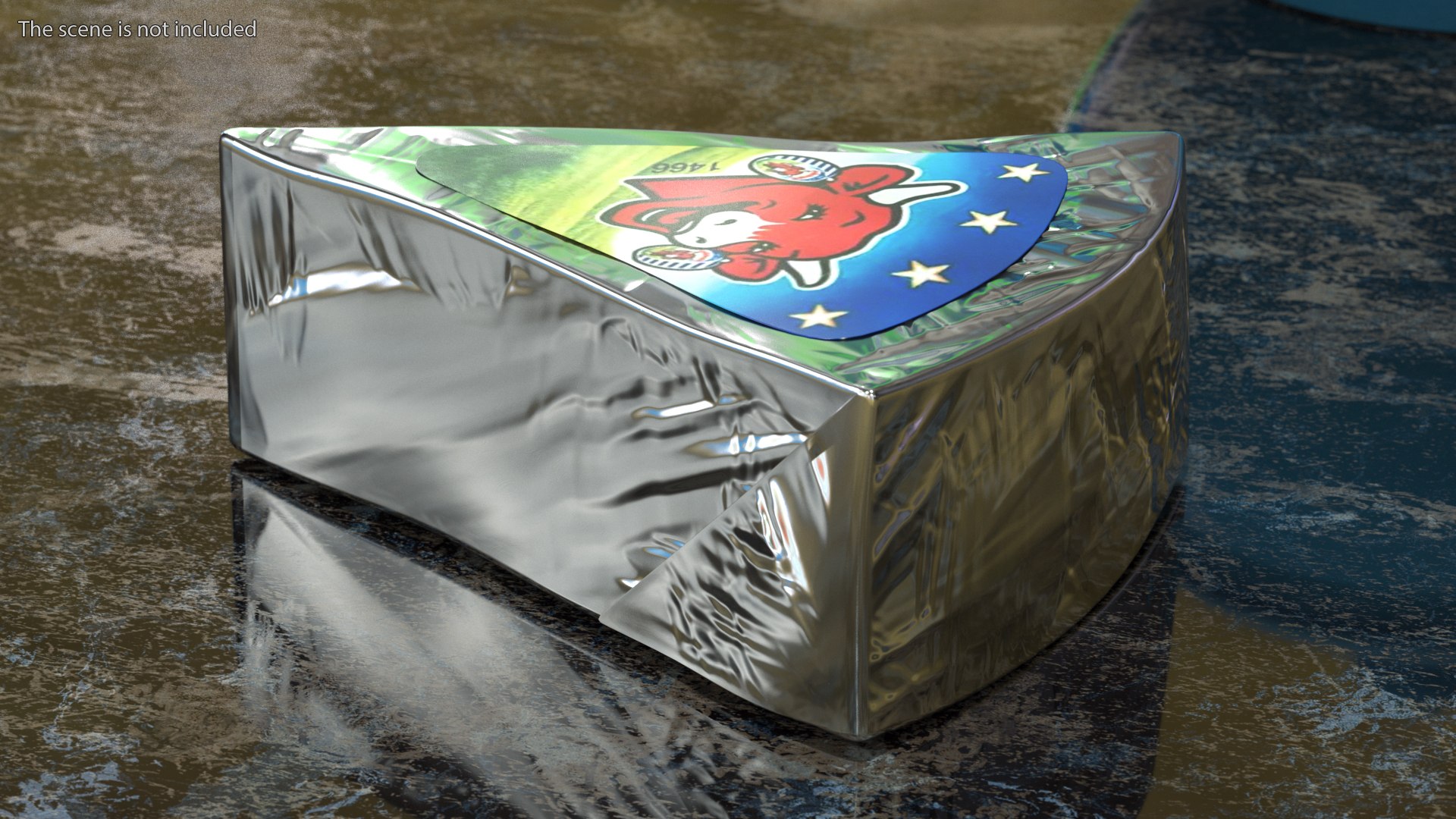 3D Laughing Cow Creamy Cheese Triangles Package - TurboSquid 2156972