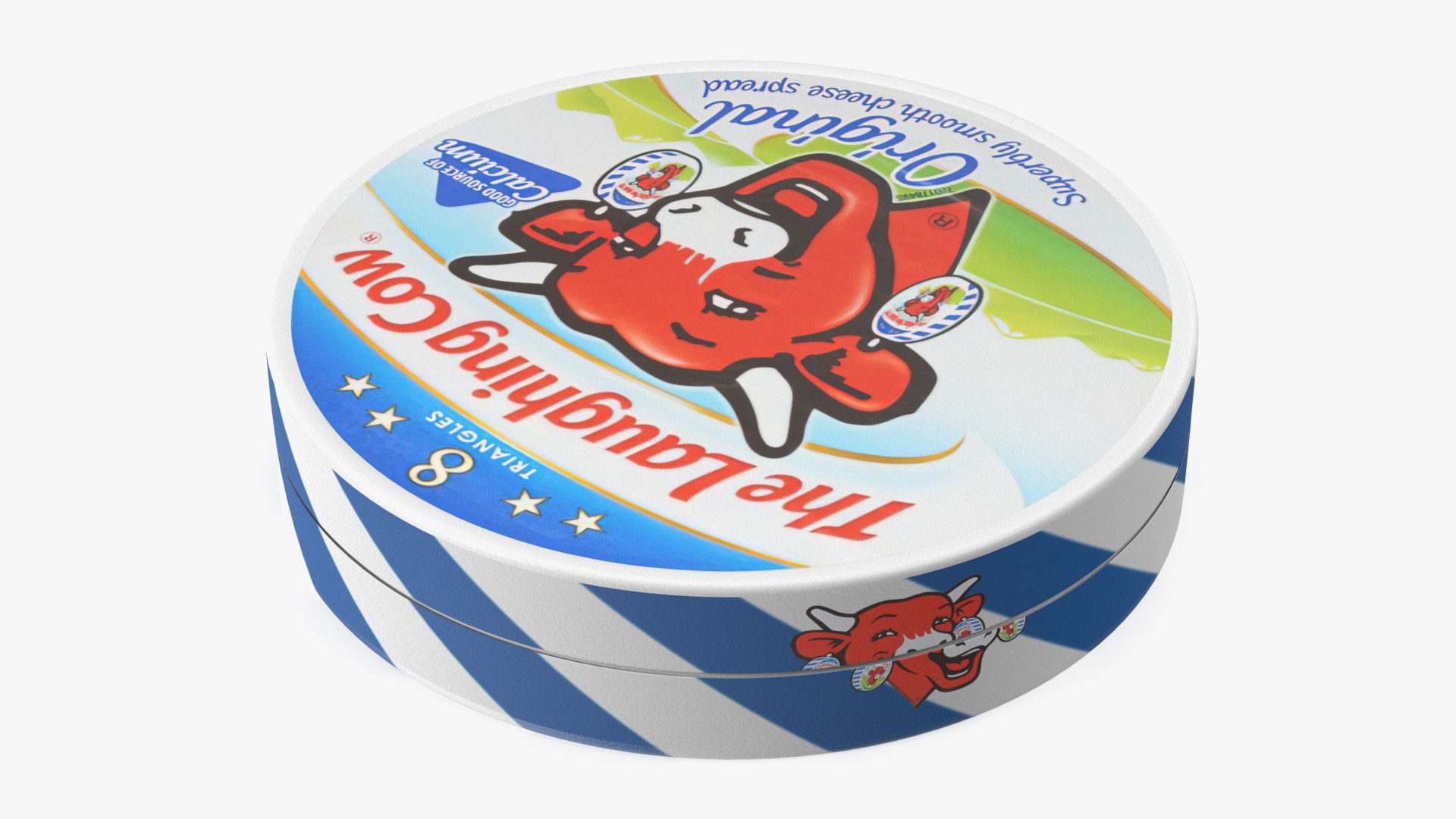 3D Laughing Cow Creamy Cheese Triangles Package - TurboSquid 2156972