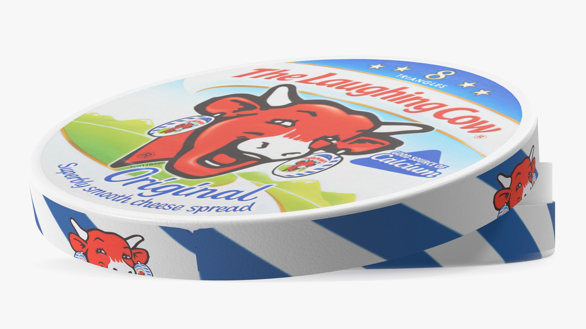 3D Laughing Cow Creamy Cheese Triangles Package - TurboSquid 2156972