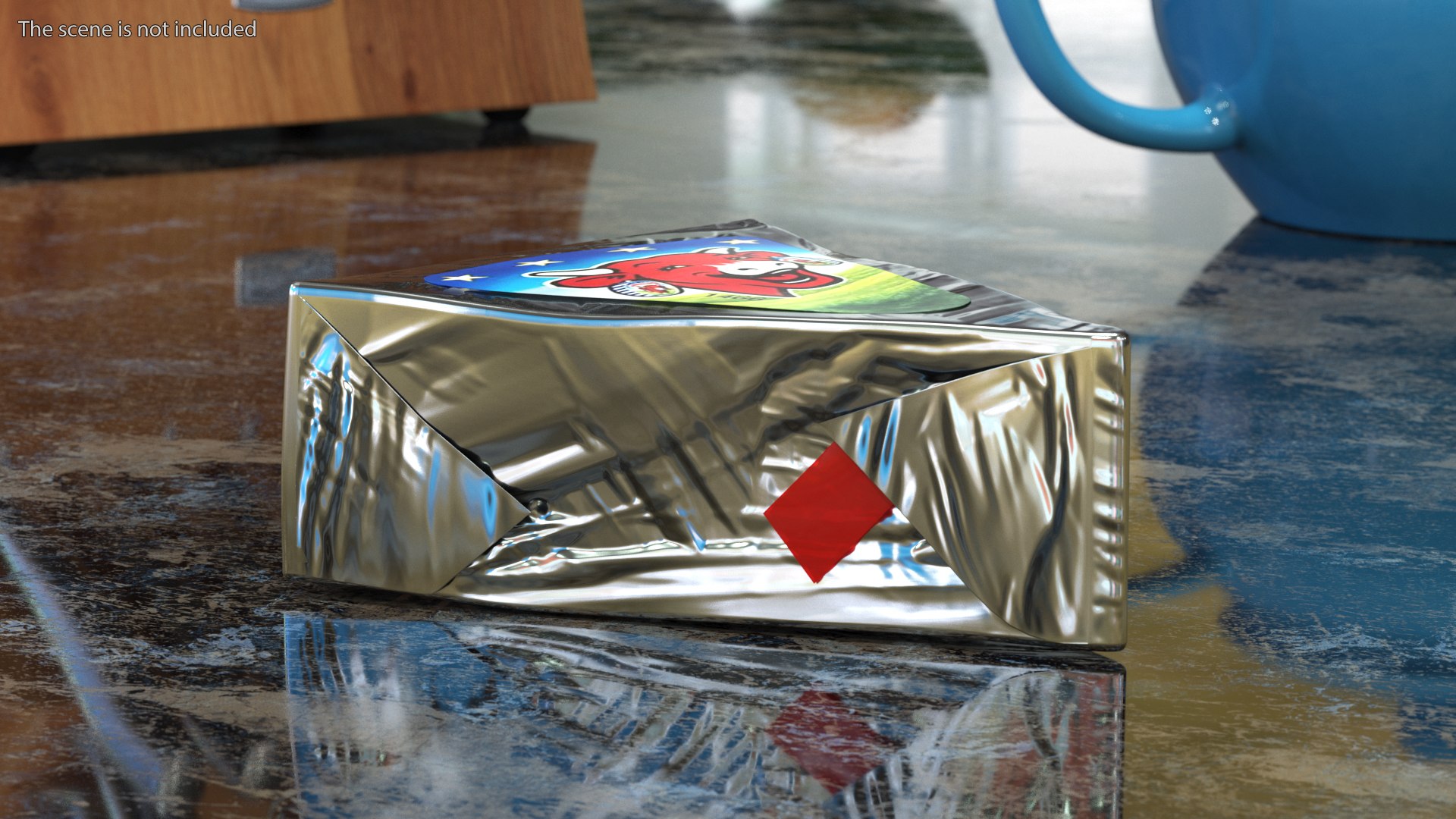 3D Laughing Cow Creamy Cheese Triangles Package - TurboSquid 2156972