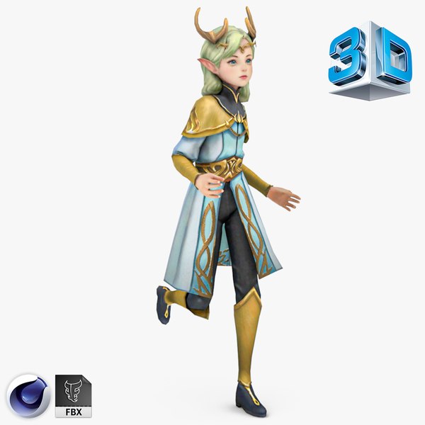 Cute Girl Lady LOKI3D模型 - TurboSquid 1968874
