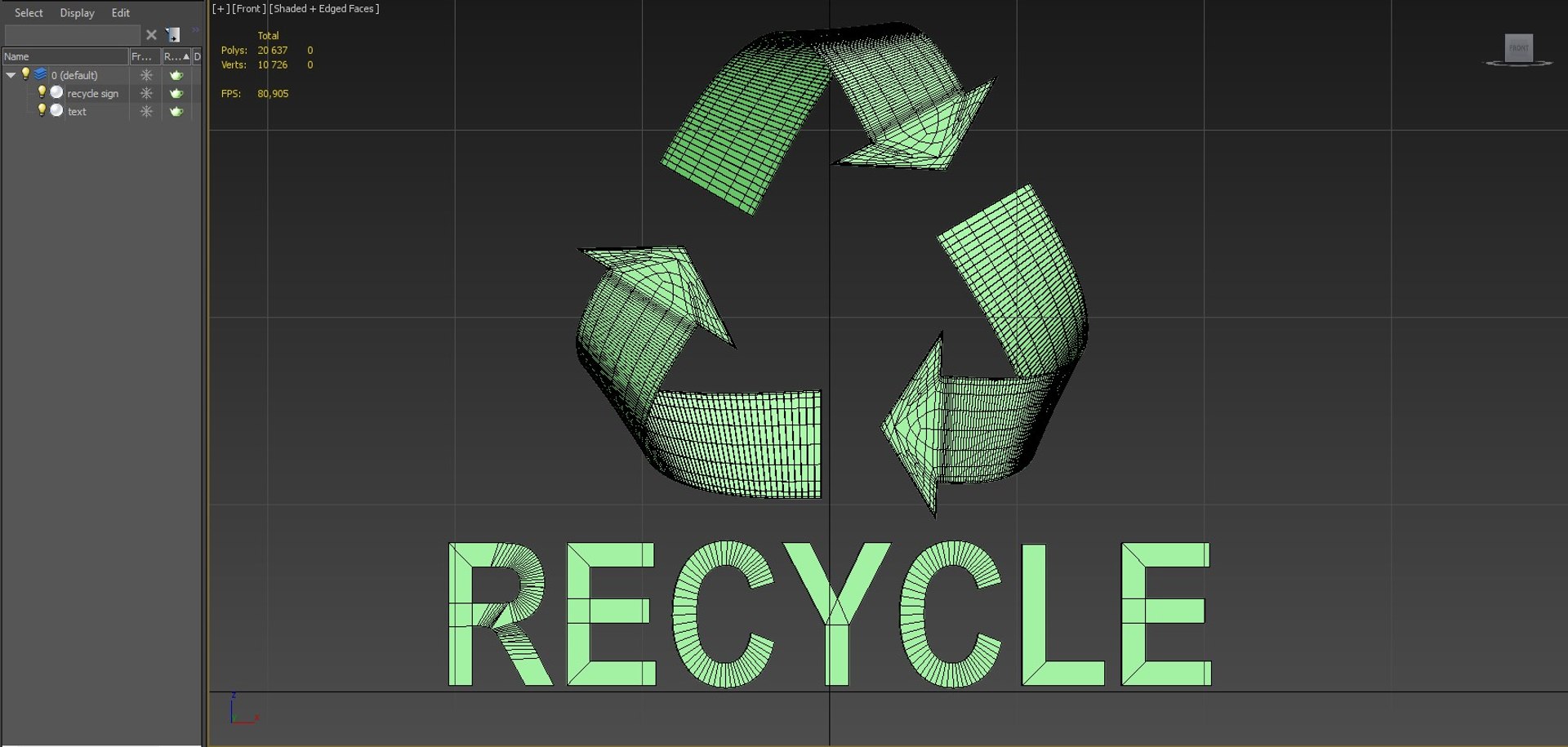 Recycle 3d Model