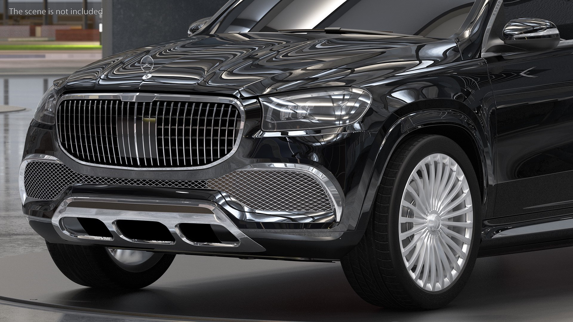 3D model Maybach GLS SUV Simple Interior - TurboSquid 1777353