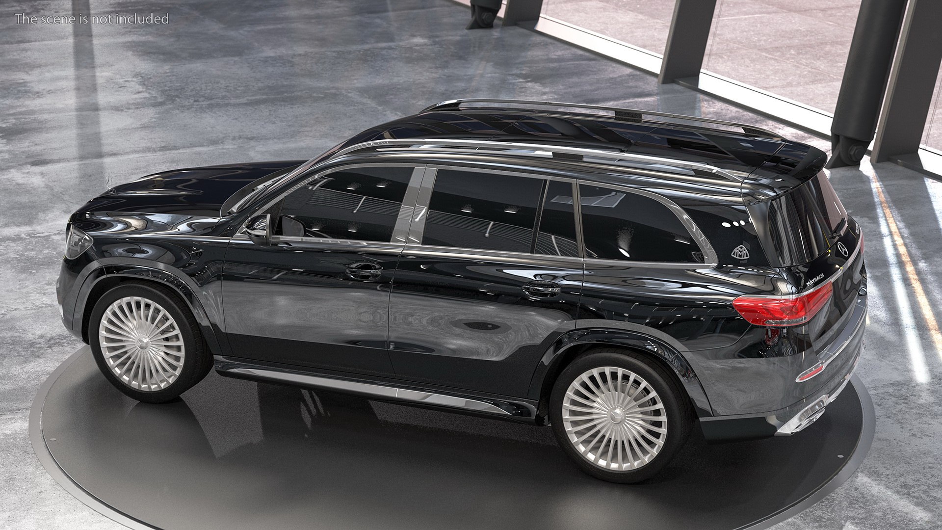 3D model Maybach GLS SUV Simple Interior - TurboSquid 1777353