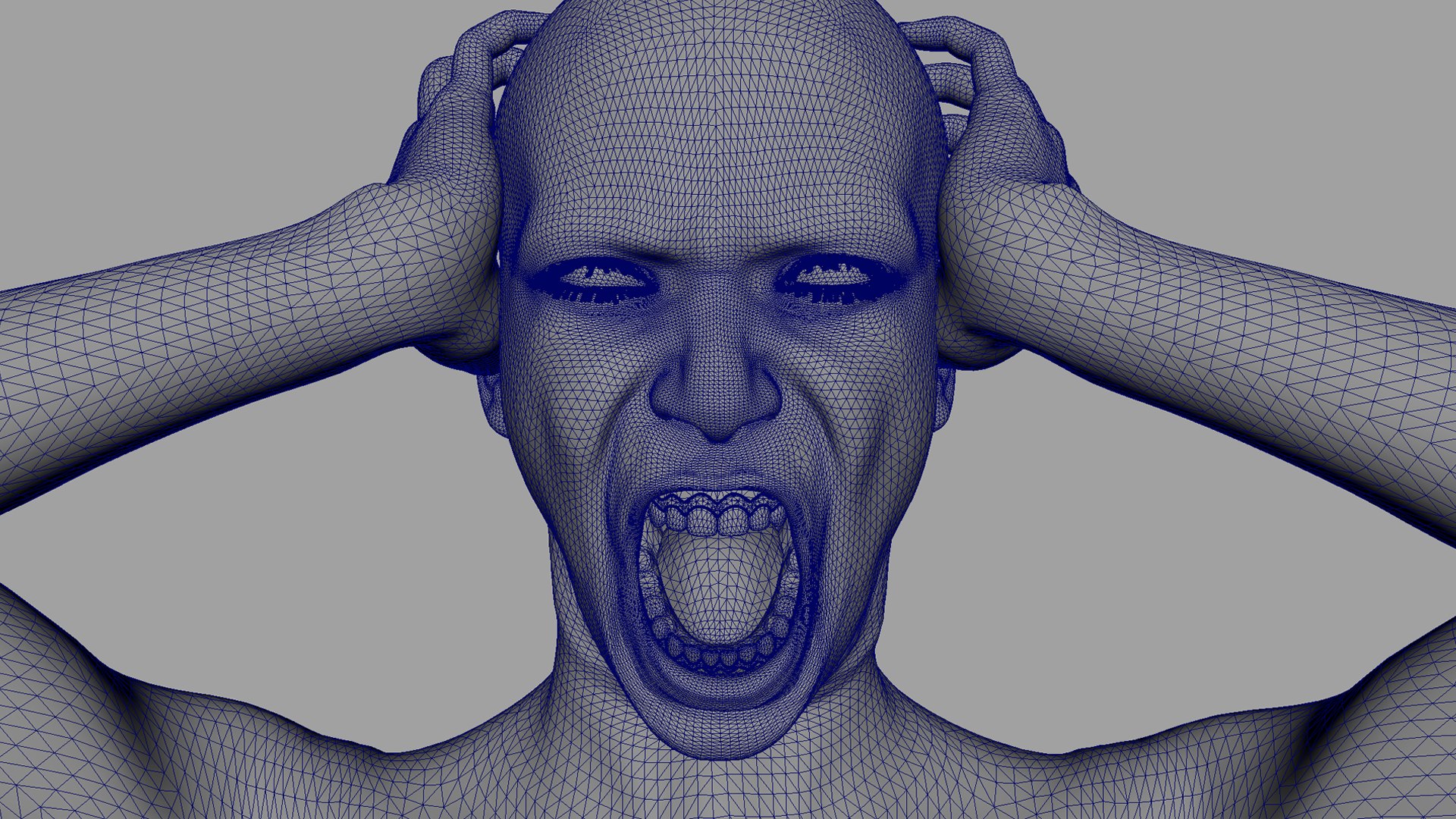 3D Anger Pose - TurboSquid 2215568