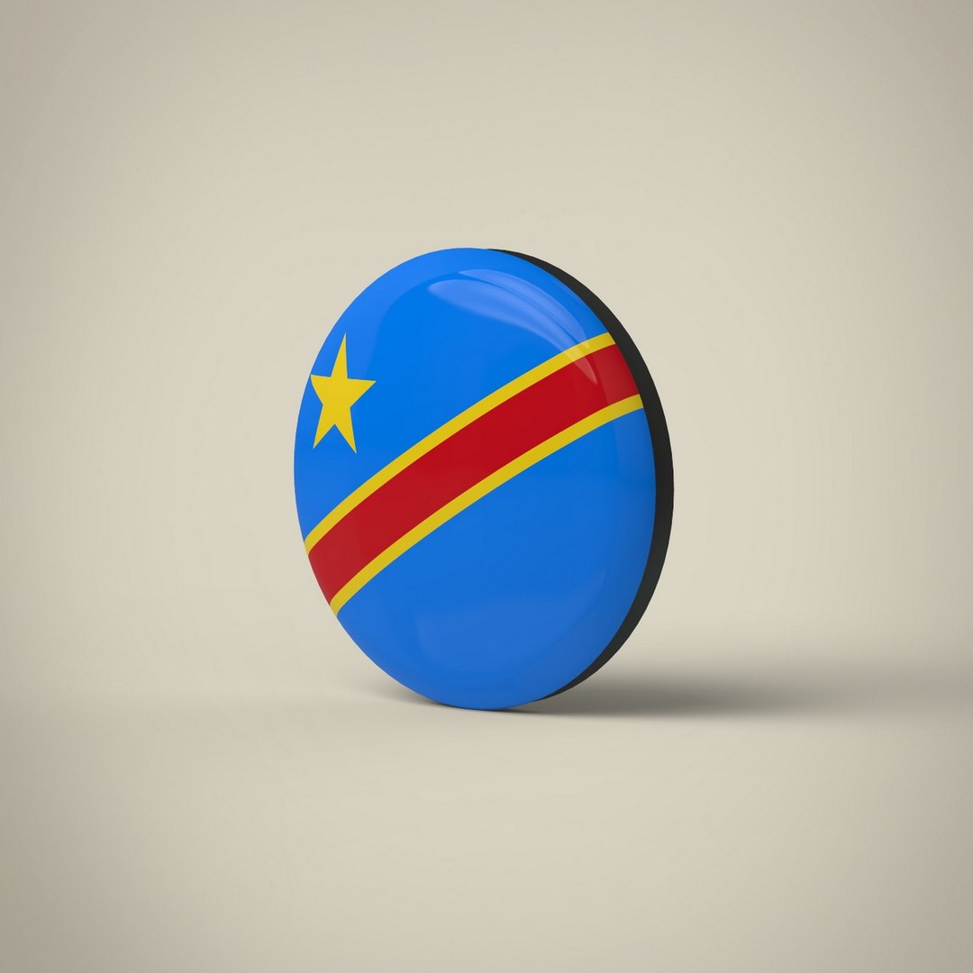 3D Democratic Republic of the Congo Badge - TurboSquid 1824819
