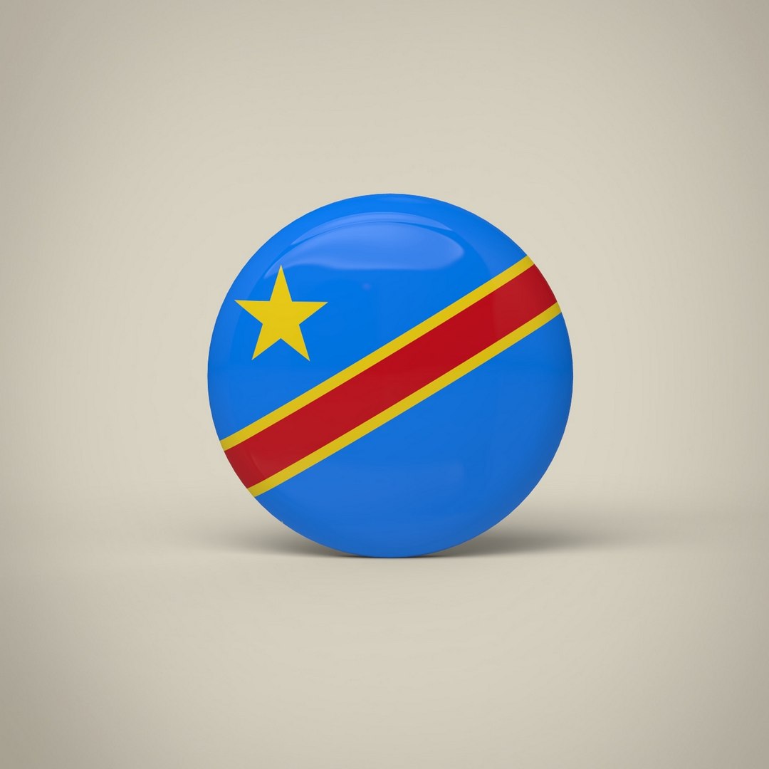 3D Democratic Republic of the Congo Badge - TurboSquid 1824819