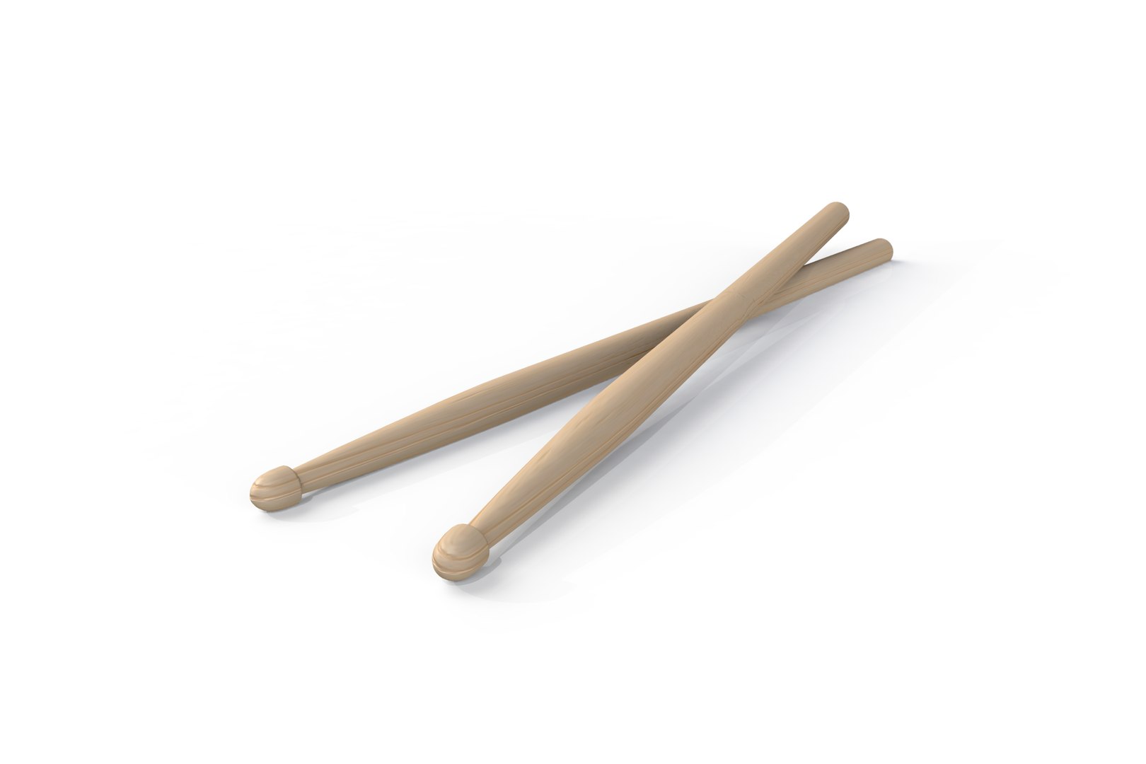 Free 3ds Model Drum Sticks Rock