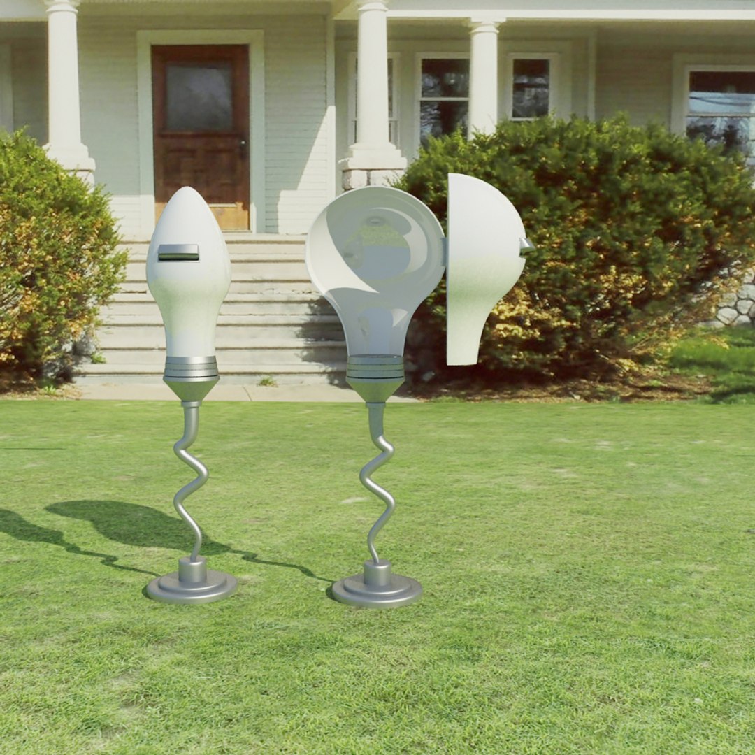 3d mailbox mail model