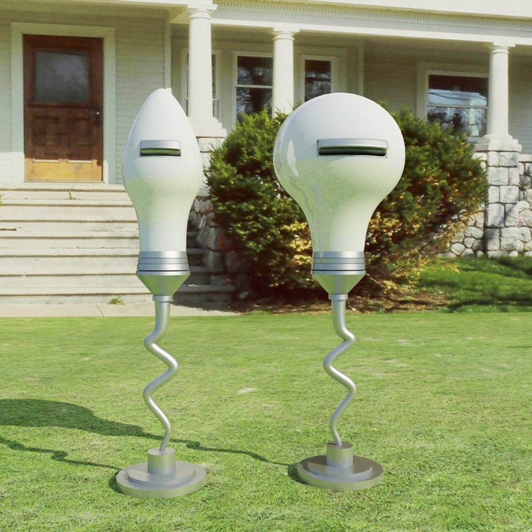 3d mailbox mail model