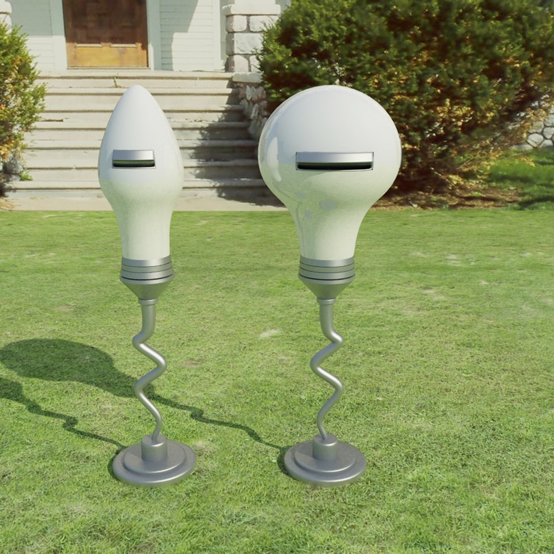 3d mailbox mail model