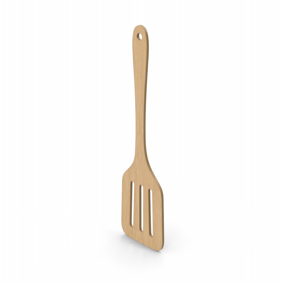 3D Wood Kitchen Spatula Model - TurboSquid 2175144