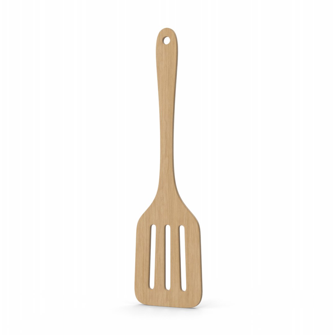 3D Wood Kitchen Spatula Model - TurboSquid 2175144