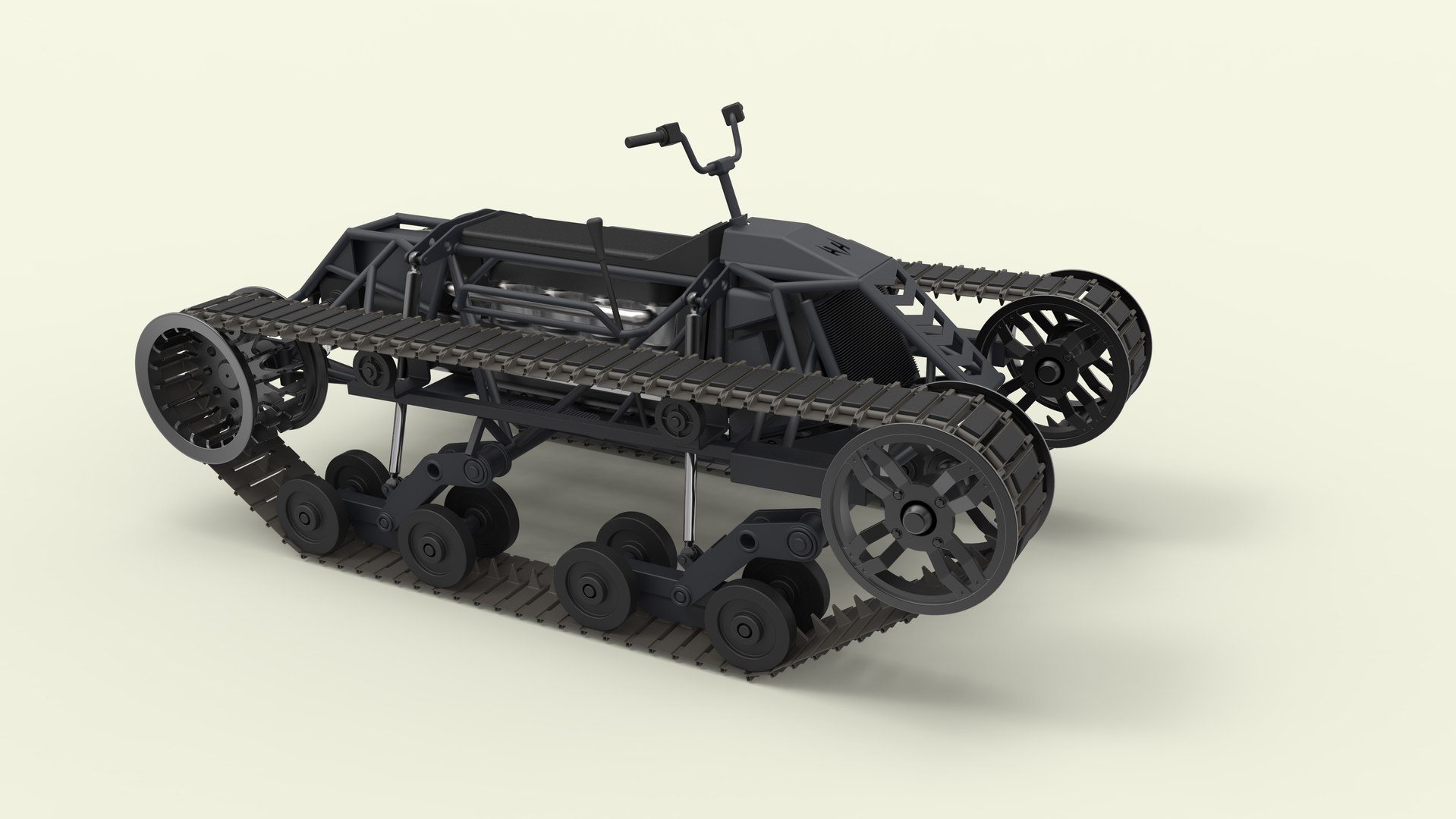 3D Model Vehicle Track - TurboSquid 1599889