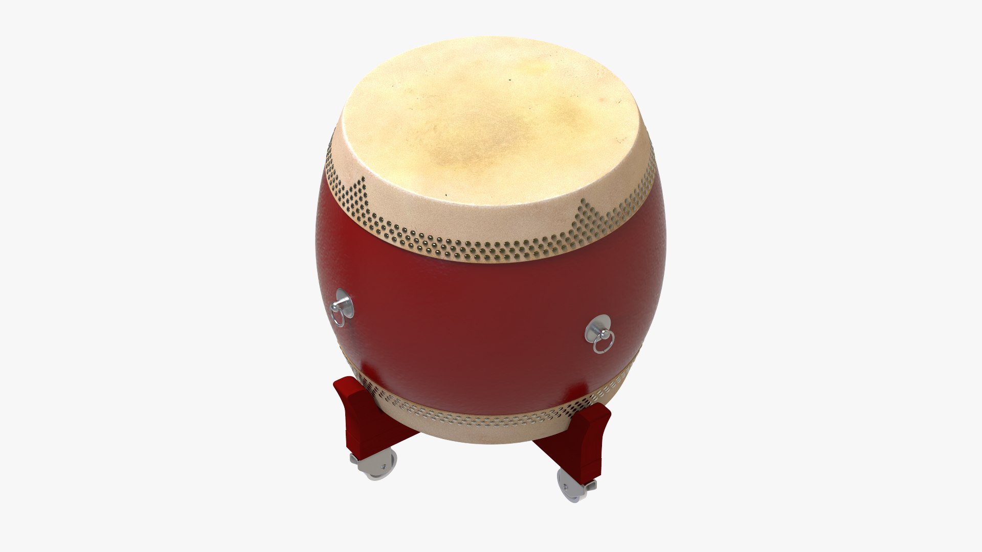3D Model Chinese Drum With Stand - TurboSquid 2258050