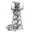 Low-poly Radar Tower 3d Model