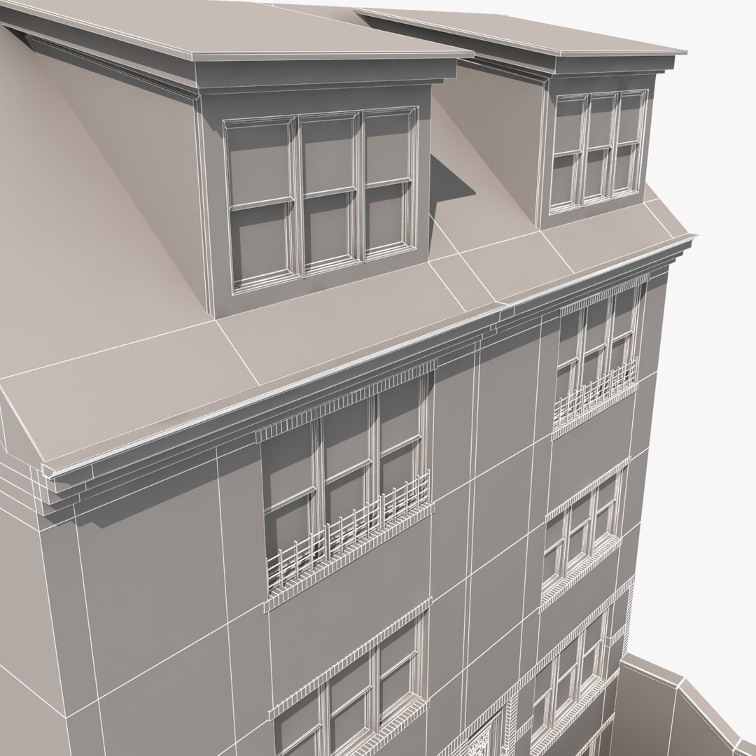 3d Townhouse Brick