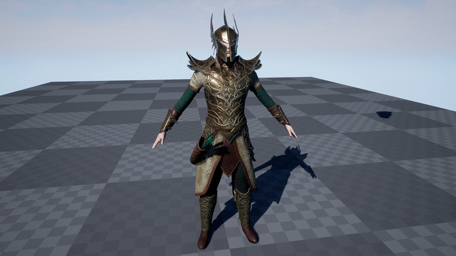 3D Elf Knight Model - TurboSquid 1853697