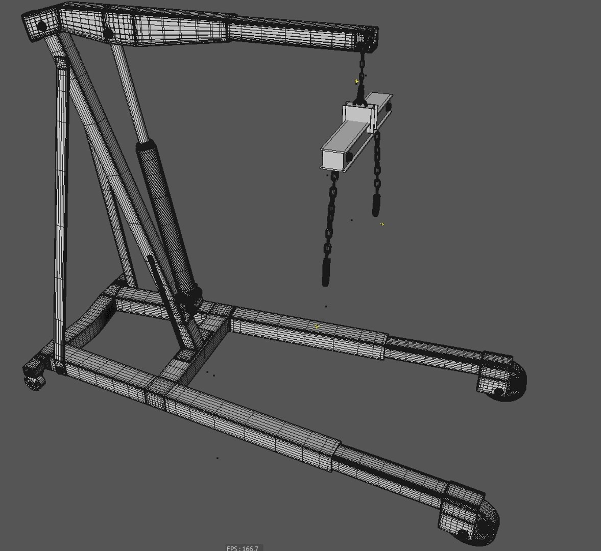 3d Model Engine Lift