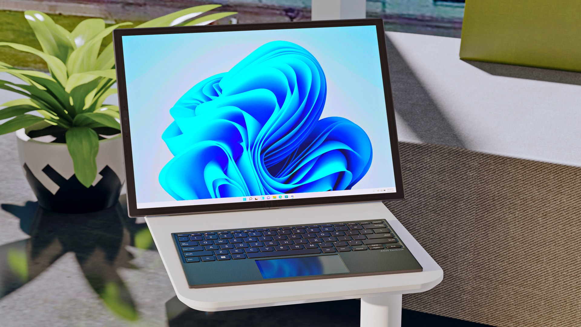 Flexible Screen Laptop ASUS Zenbook 17 Fold 3D - TurboSquid 1912222