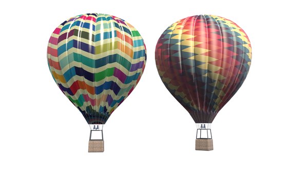 Low Poly Hot Air Balloon 3D Models for Download | TurboSquid
