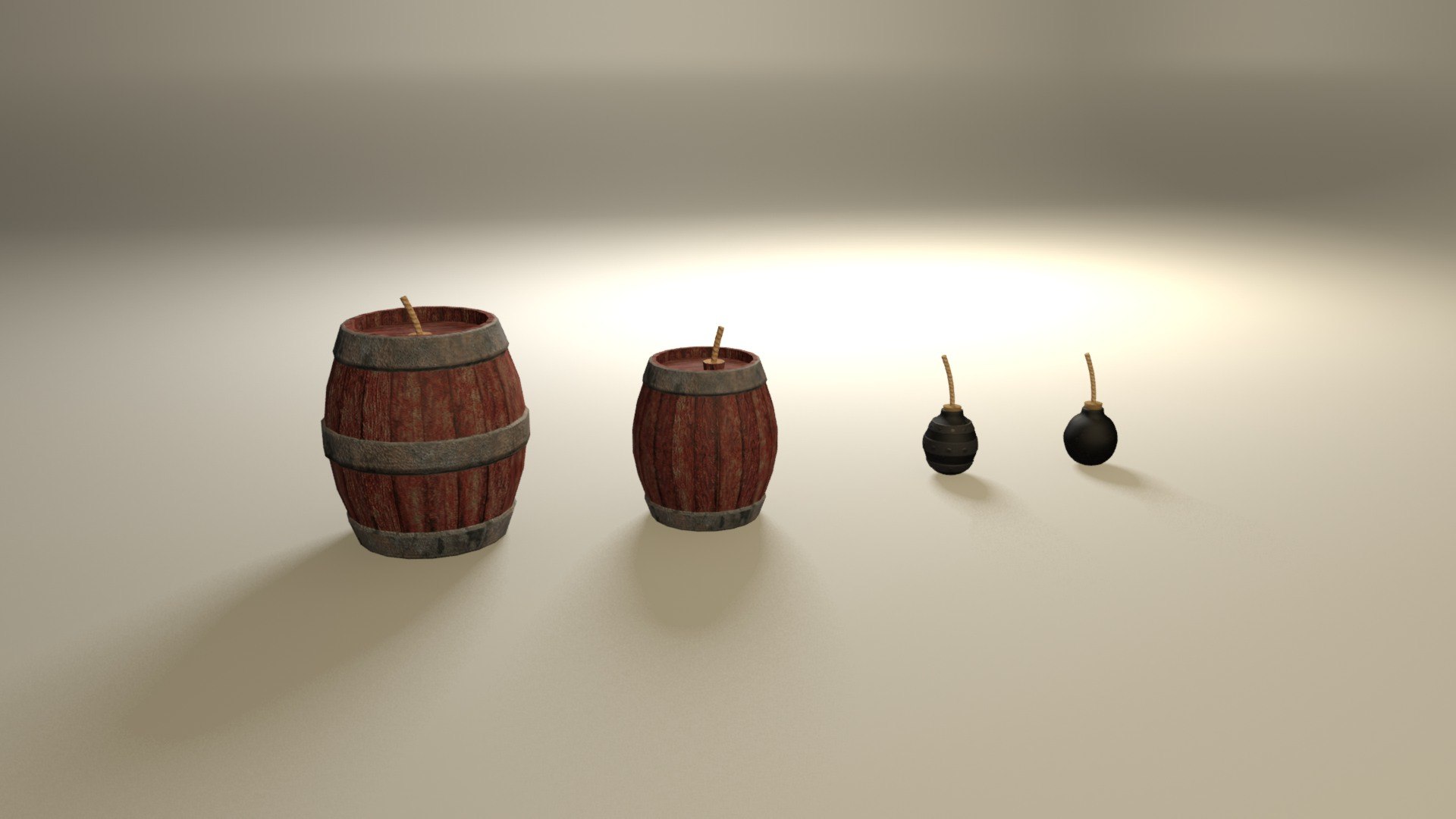 3D Medieval Fantasy Pirate Bombs - TurboSquid 1771019
