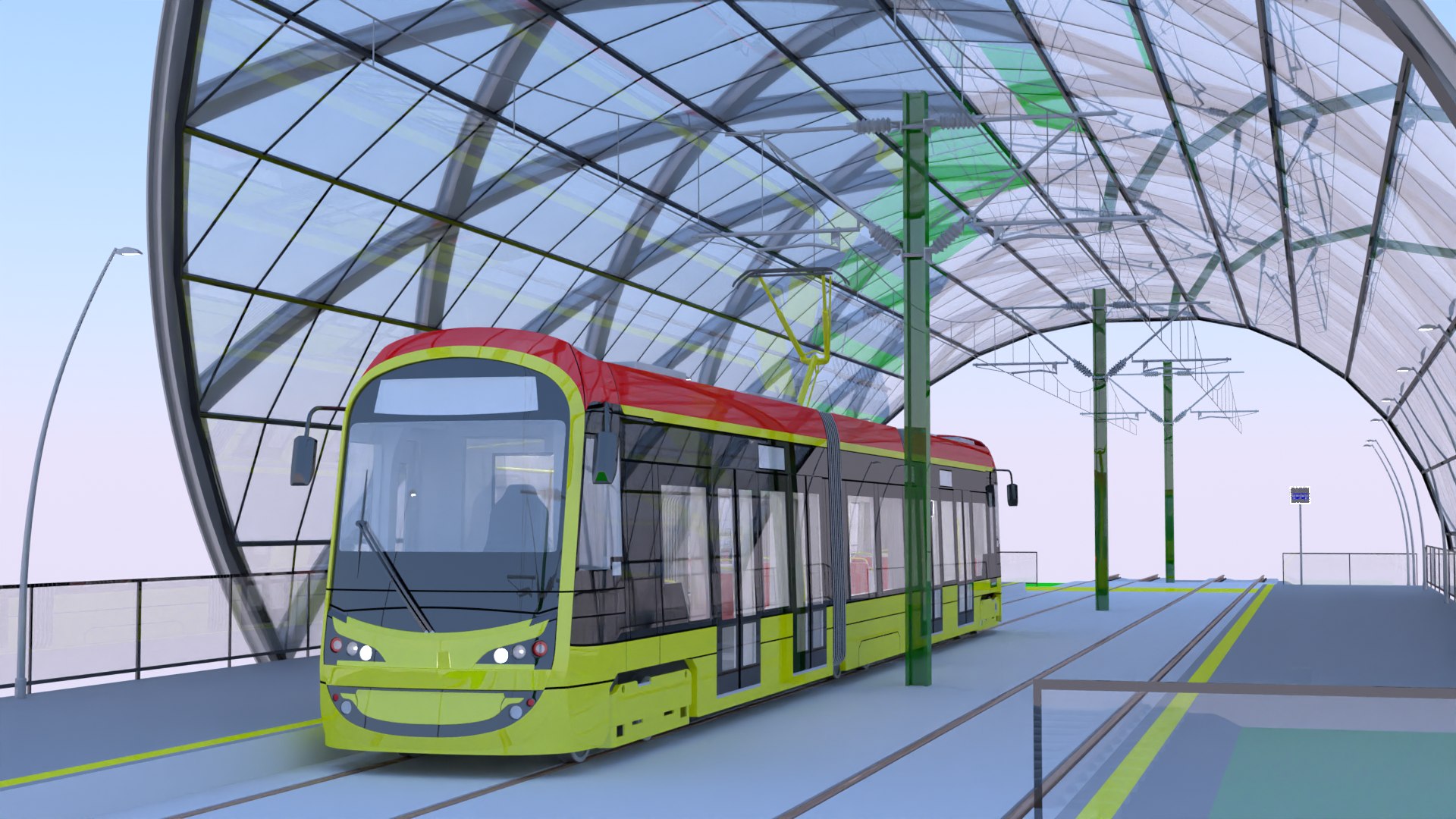 Warsaw Tram Stops 3D Model - TurboSquid 2313916