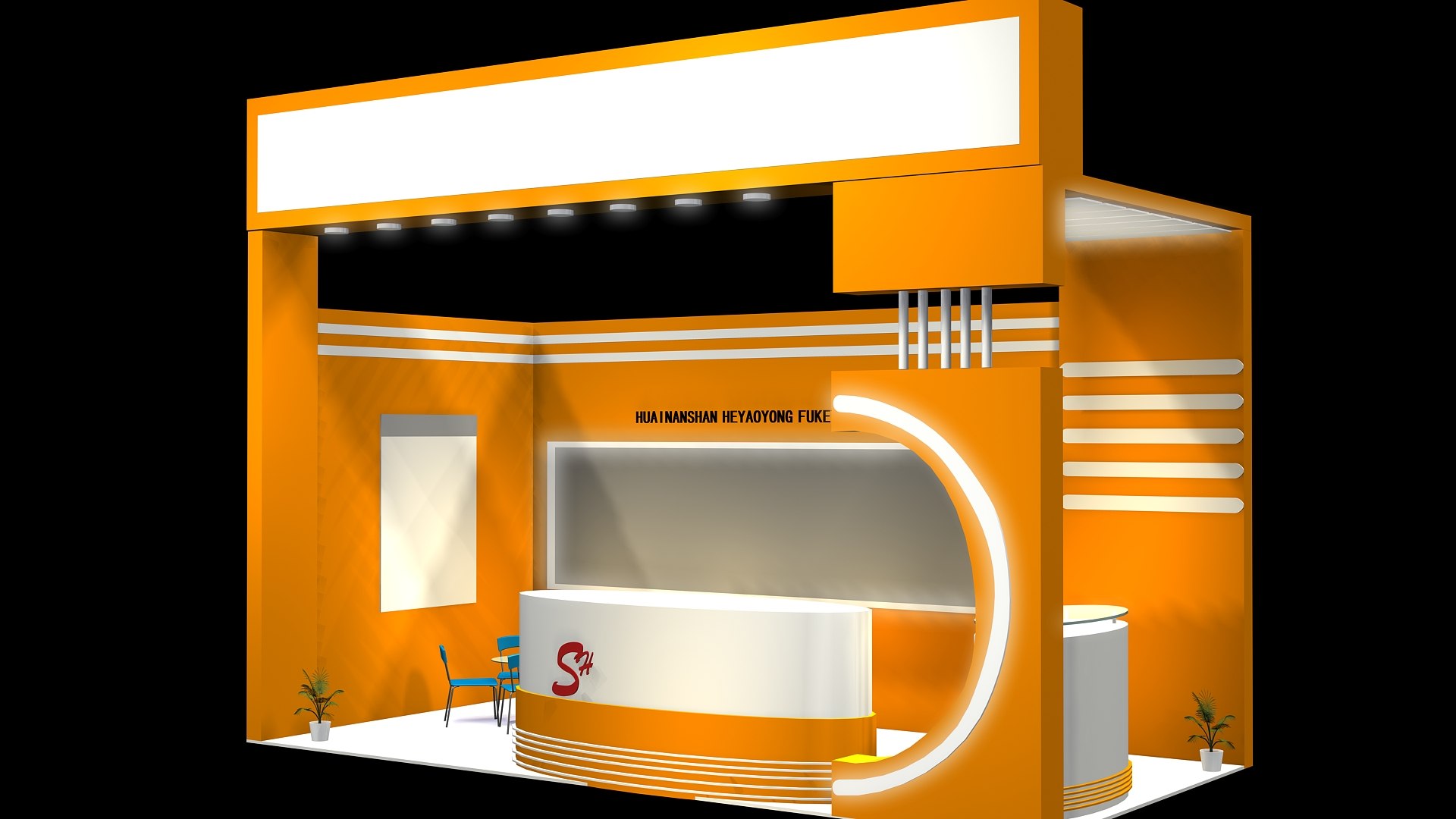 6x3 Stand Design 2 Side Oppen 3D - TurboSquid 1866507