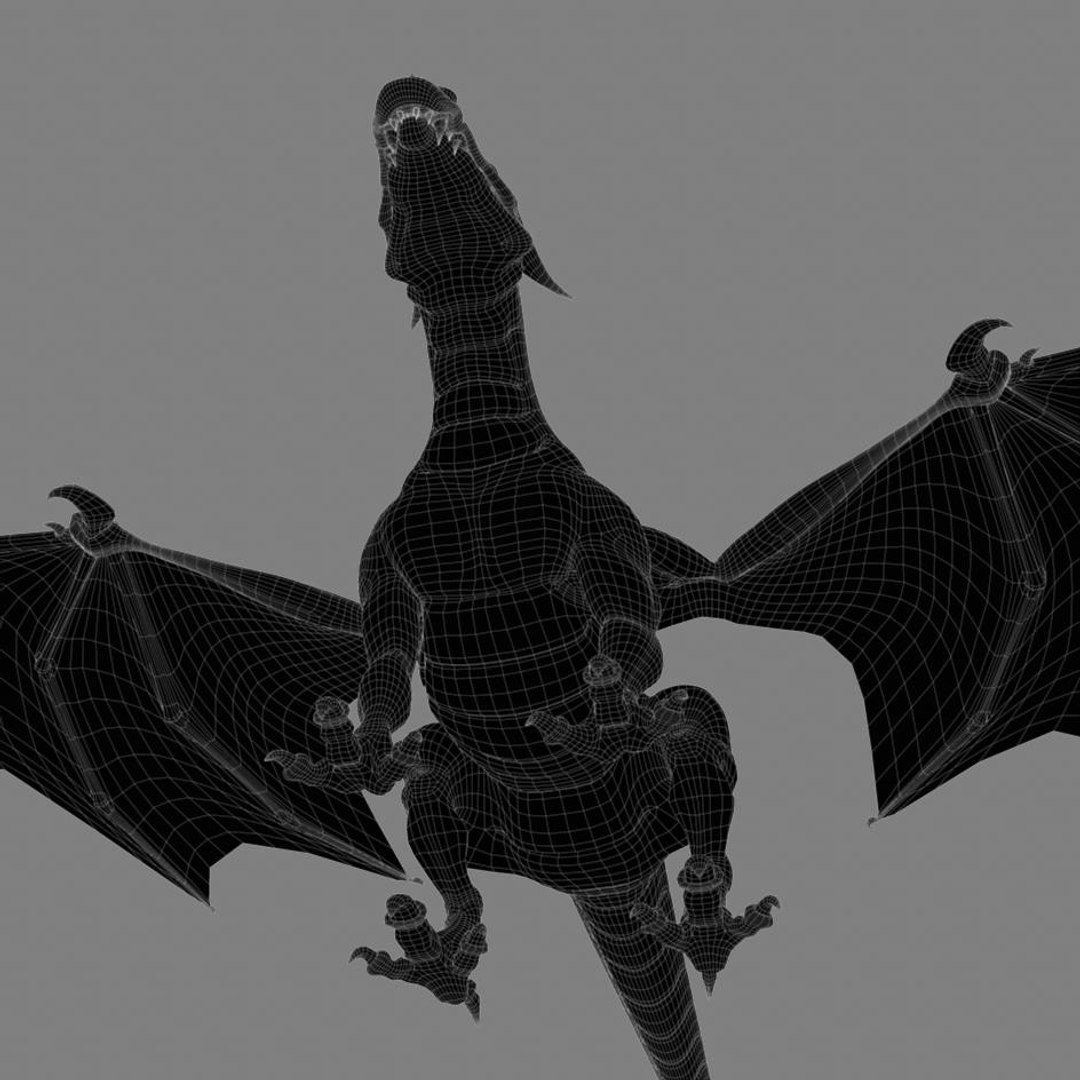 dragon 3d obj