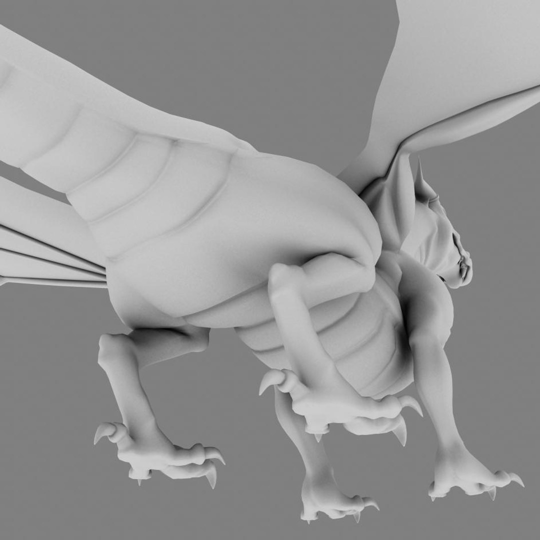 dragon 3d obj