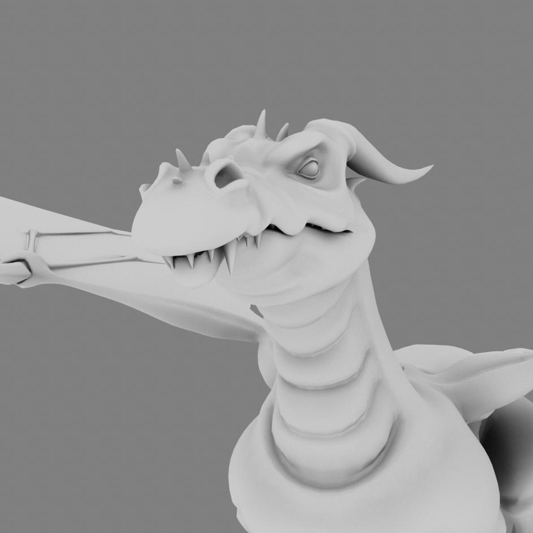 dragon 3d obj