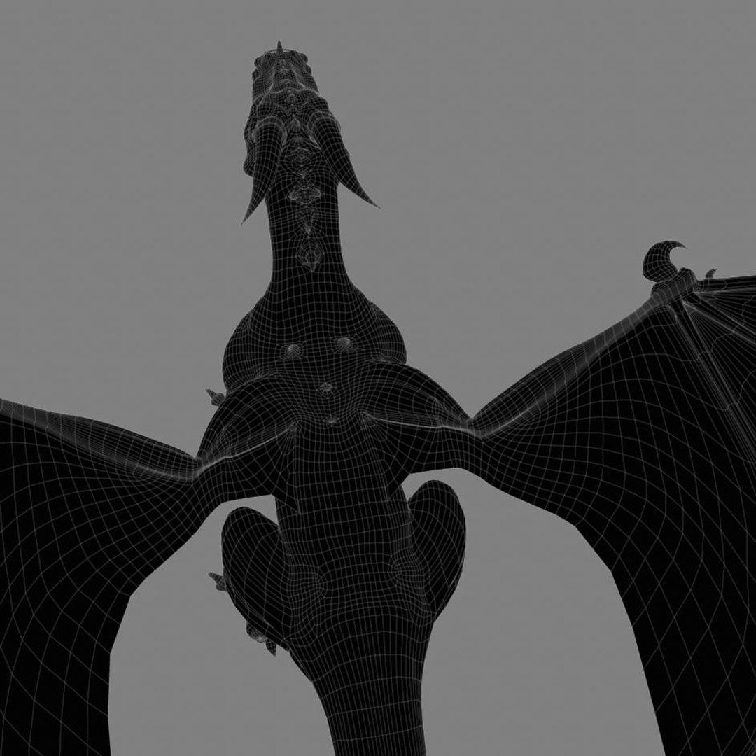 dragon 3d obj