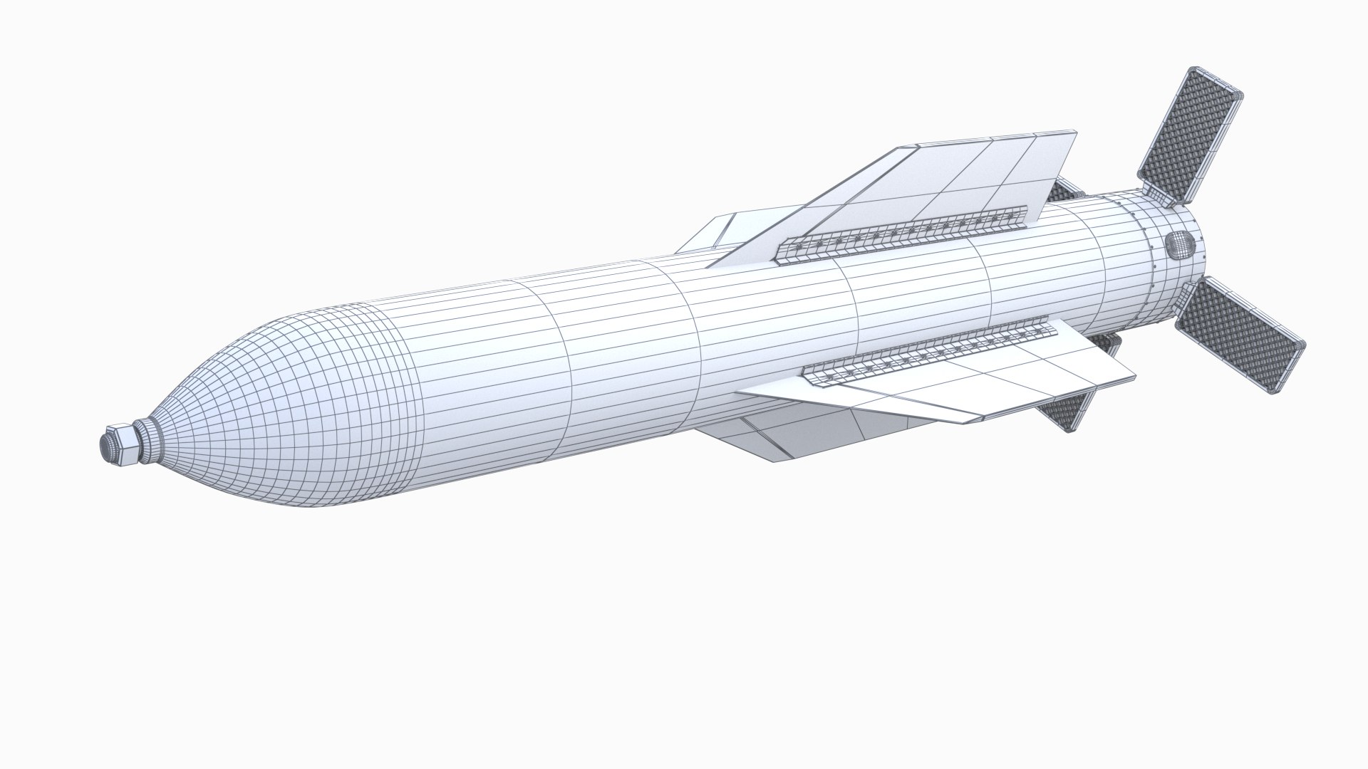 3D Model Bunker Buster Missile-2 Versions - TurboSquid 2424365