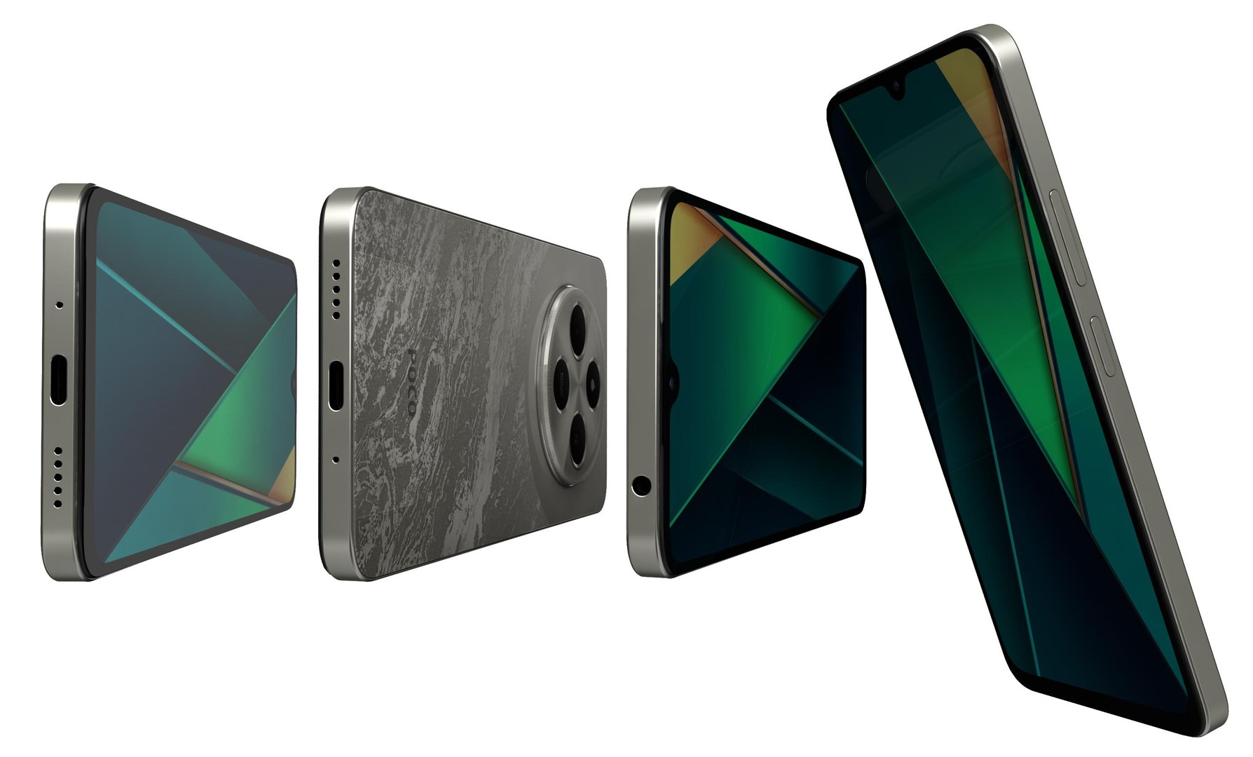 3D Xiaomi Poco C75 Gold - TurboSquid 2299330