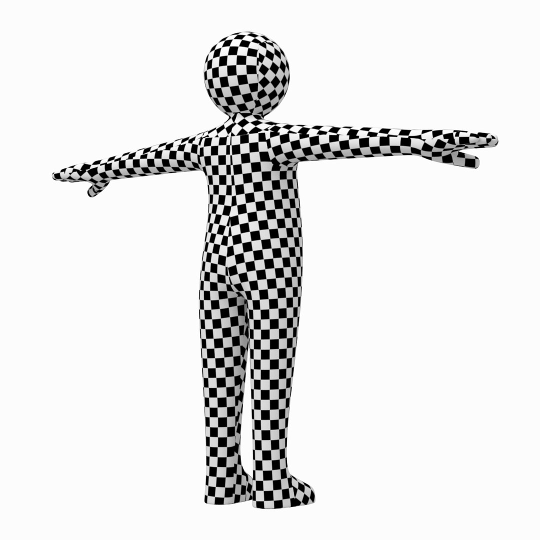 Child stickman baby character 3D - TurboSquid 1257653