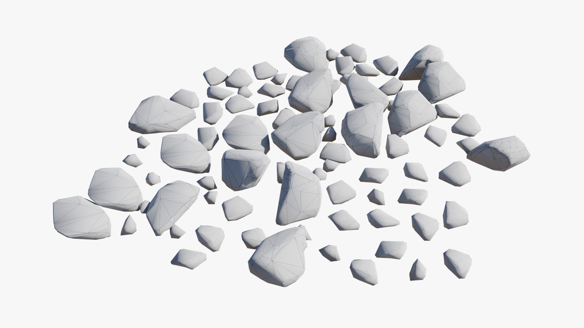 Scattered Rocks V3 3D - TurboSquid 2244125