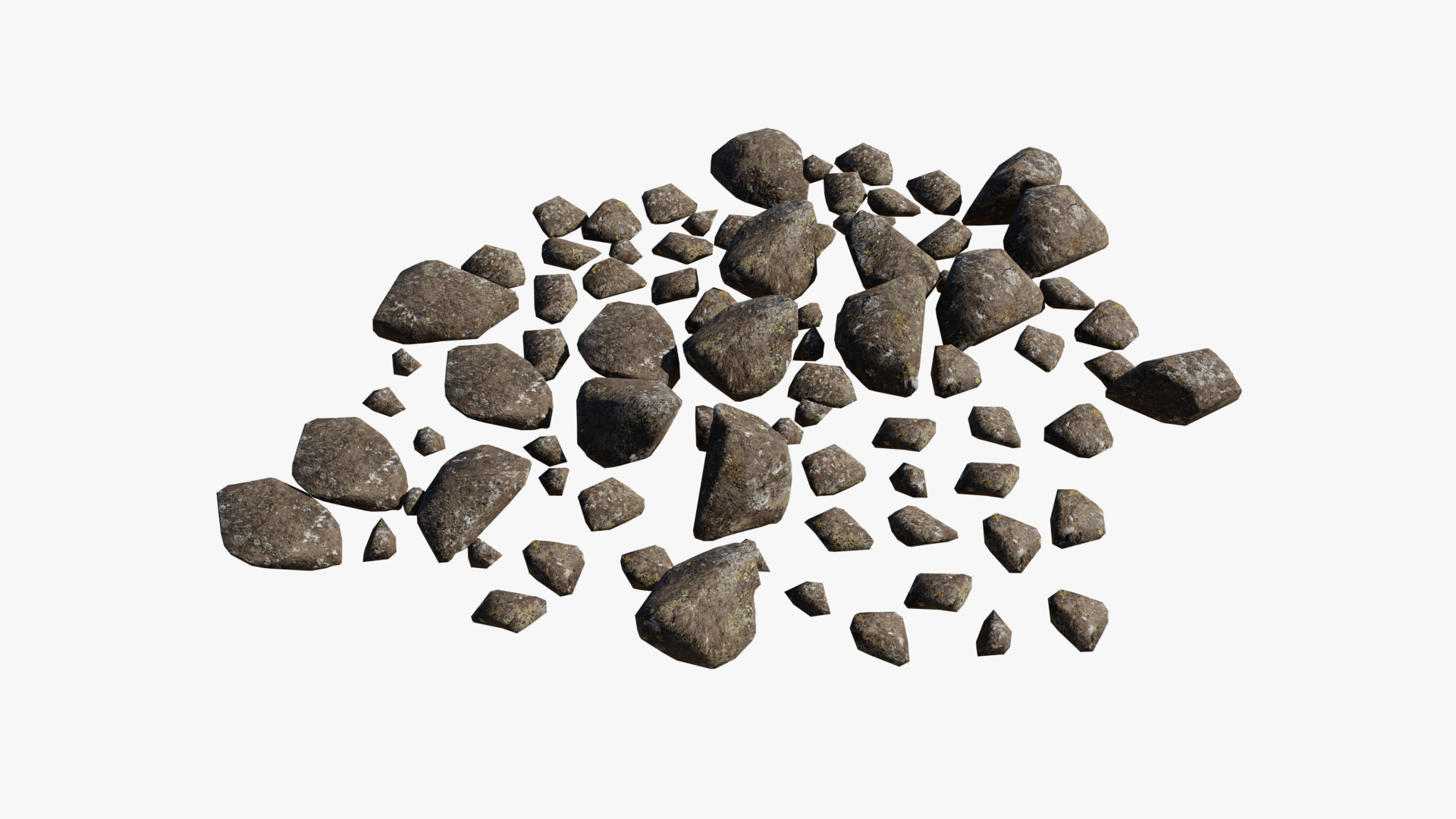 Scattered Rocks V3 3D - TurboSquid 2244125