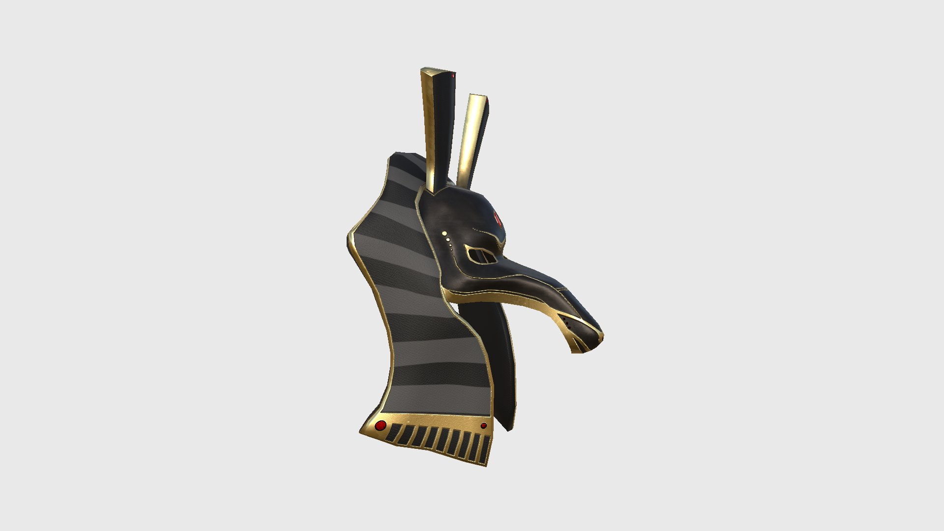 Seth Mask A01 - Egyptian Gods Character Clothing 3D Model - TurboSquid ...